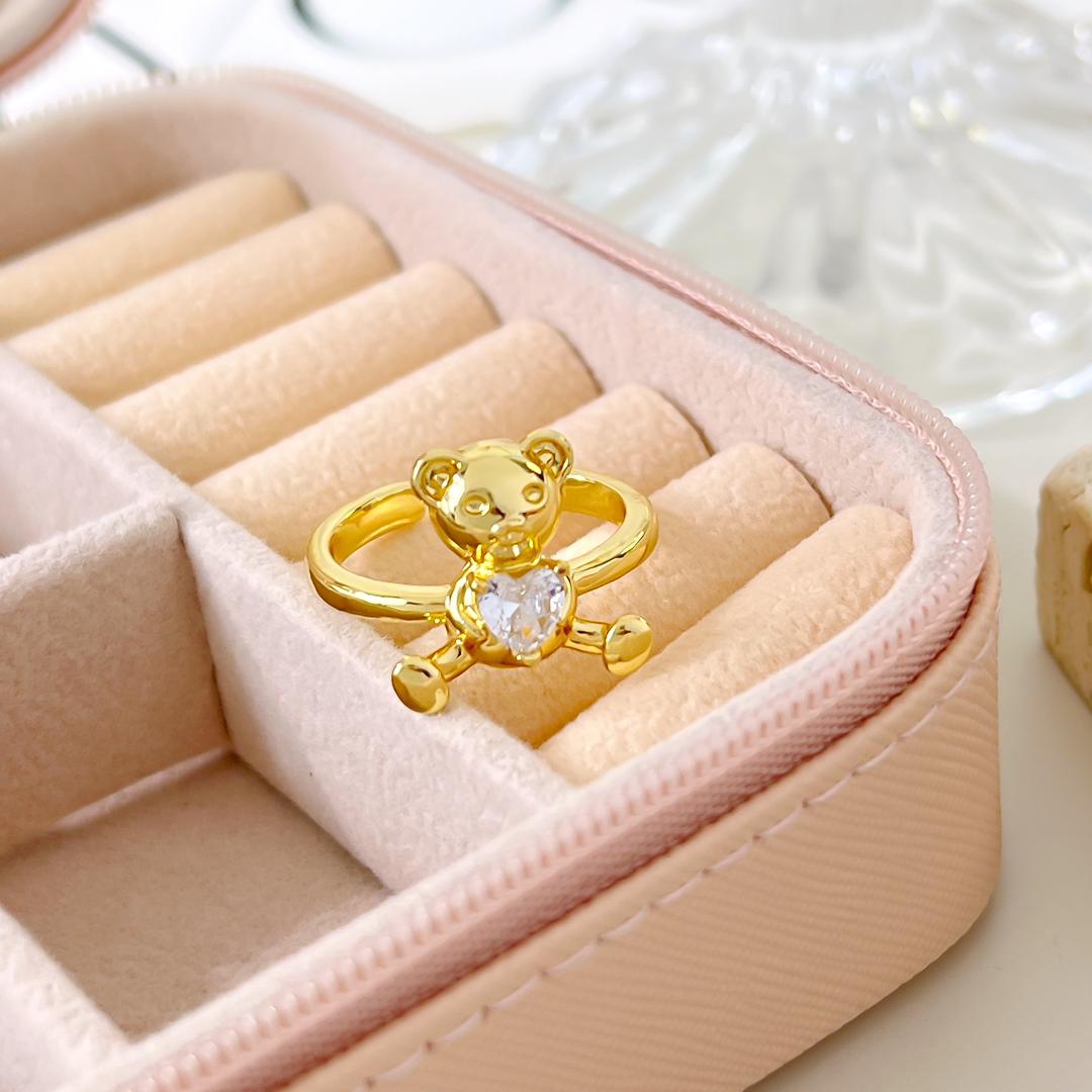 ANILLO OSO LOVE | ANILLOS MEDIANOS - Piedras Bellisimas