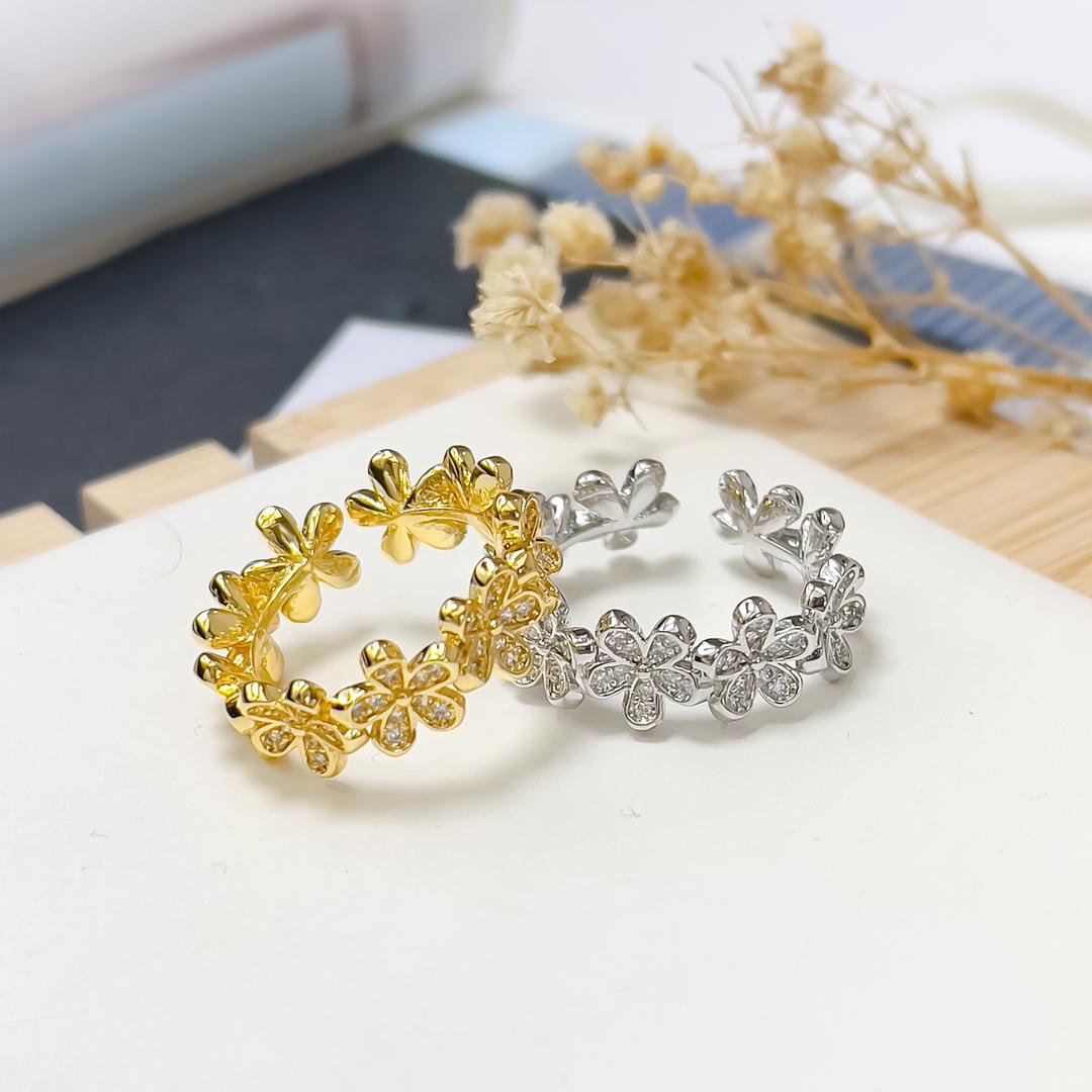 ANILLO FLOR | ANILLO MEDIANO 2 - Piedras Bellisimas