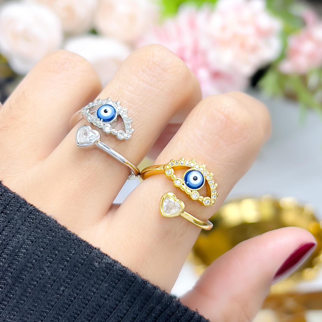 ANILLO OJO | ANILLO MEDIANO 2 - Piedras Bellisimas